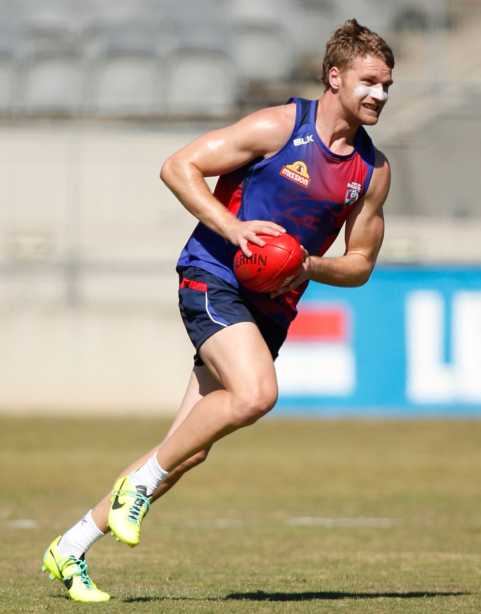 Stringer at home up forward