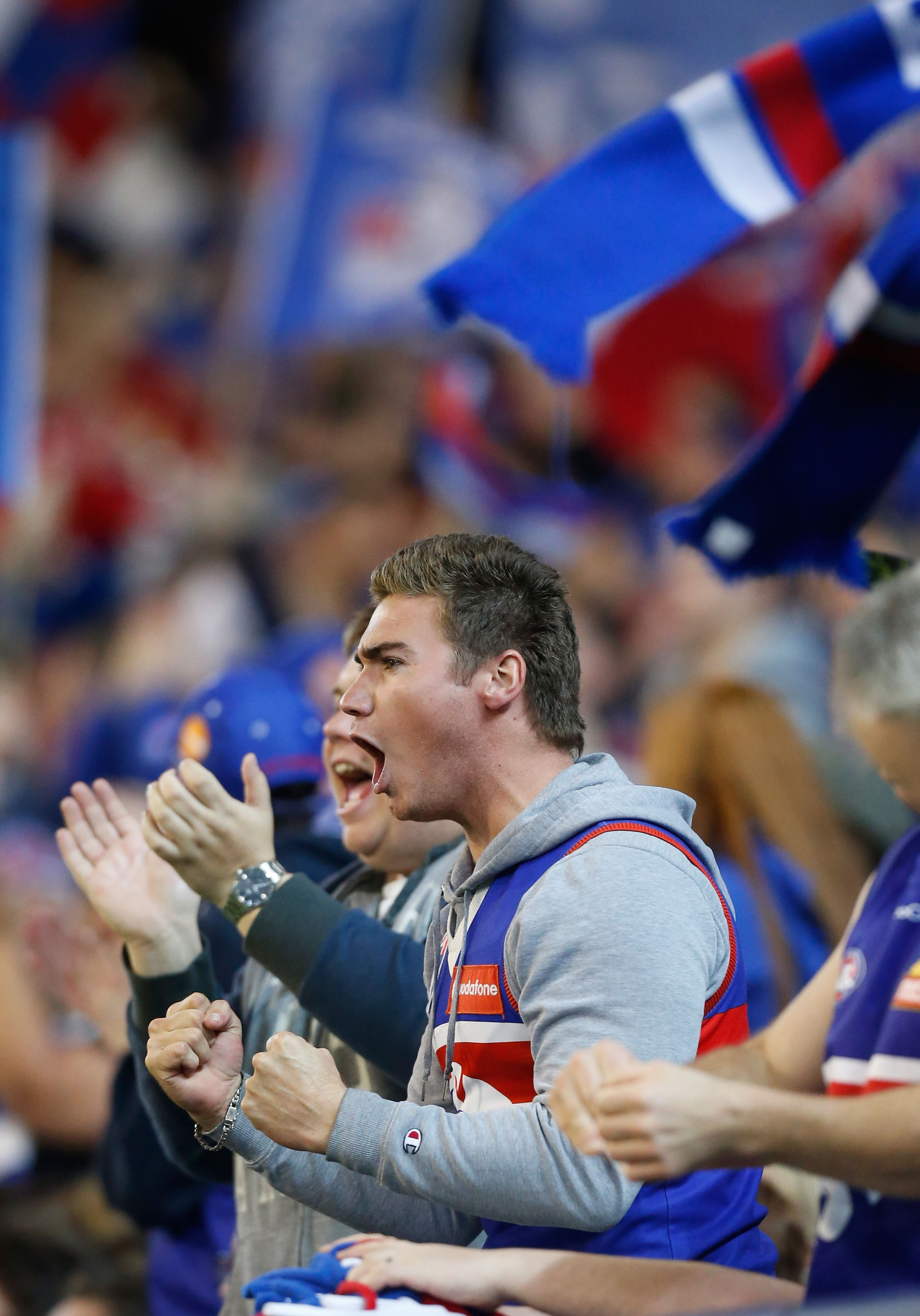 Represent the Bulldogs' in the AFL Season Launch TV commercial