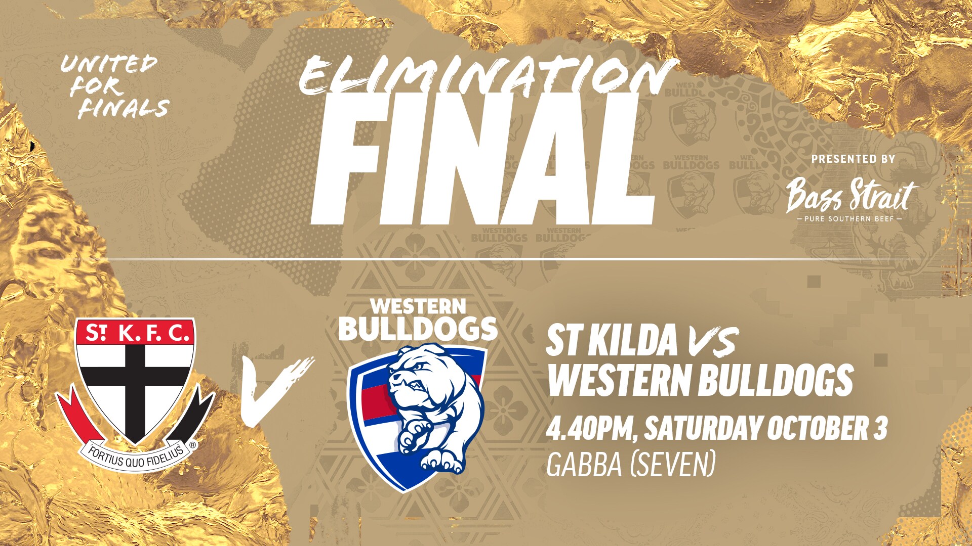 Elimination final fixture confirmed