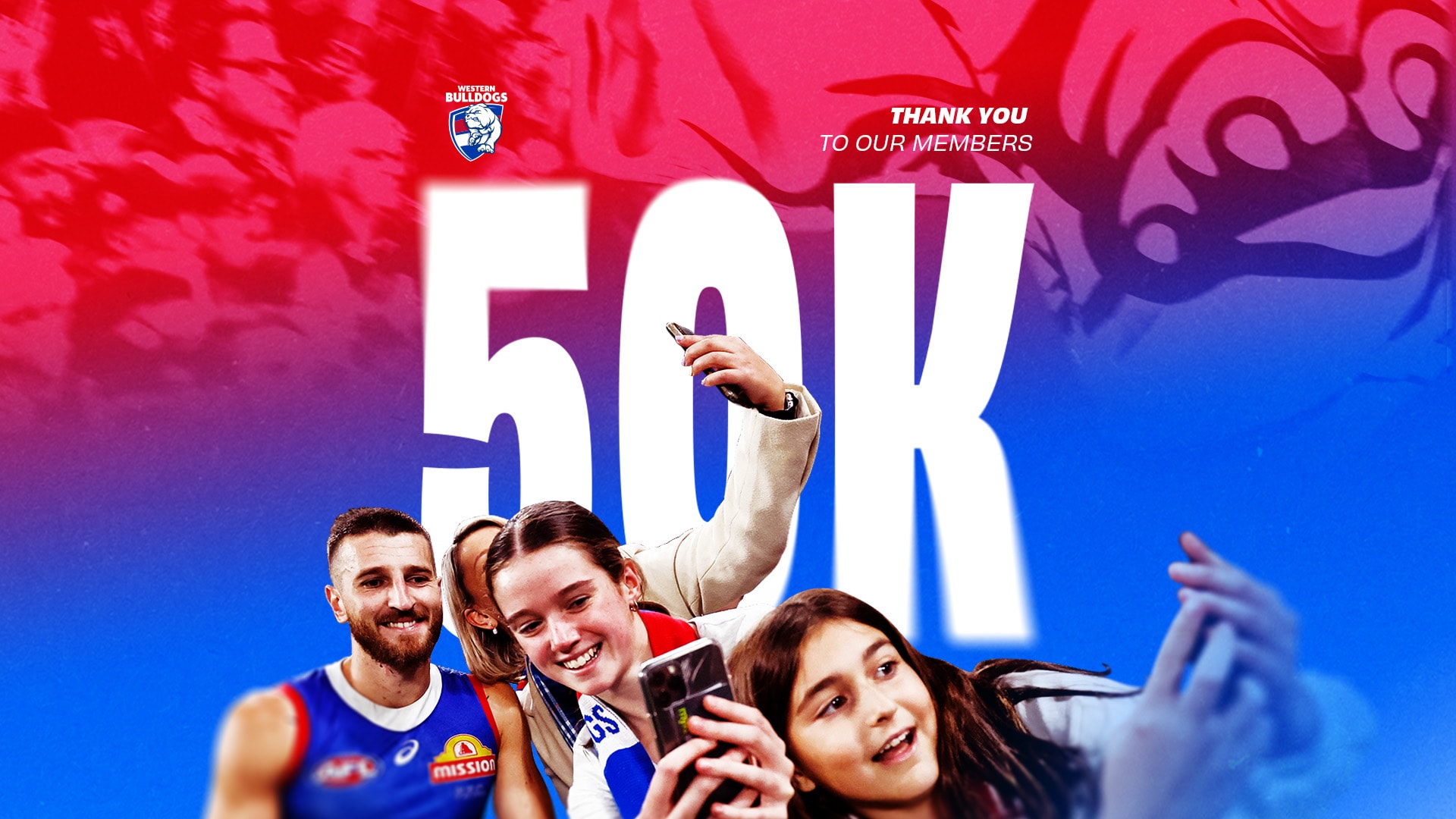 50k members and counting: Bulldogs reach milestone in record time