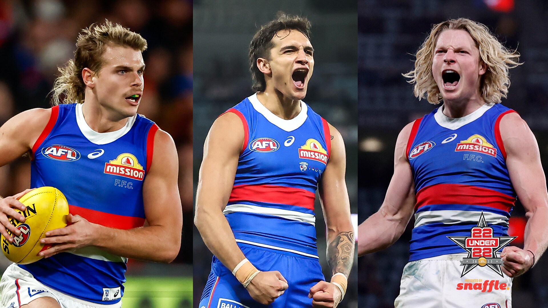 Dogs’ trio recognised in 22under22 squad