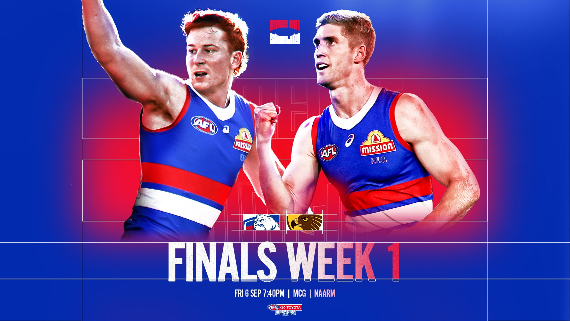 Dogs set for Friday night final against Hawks