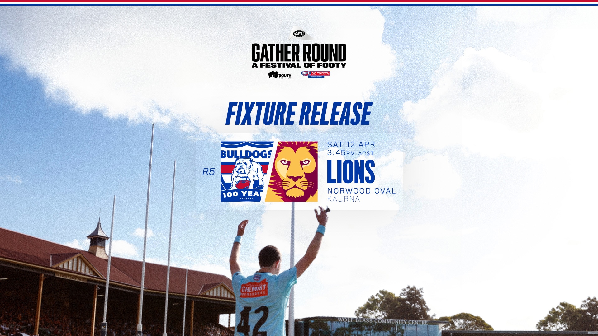 2025 Gather Round fixture confirmed