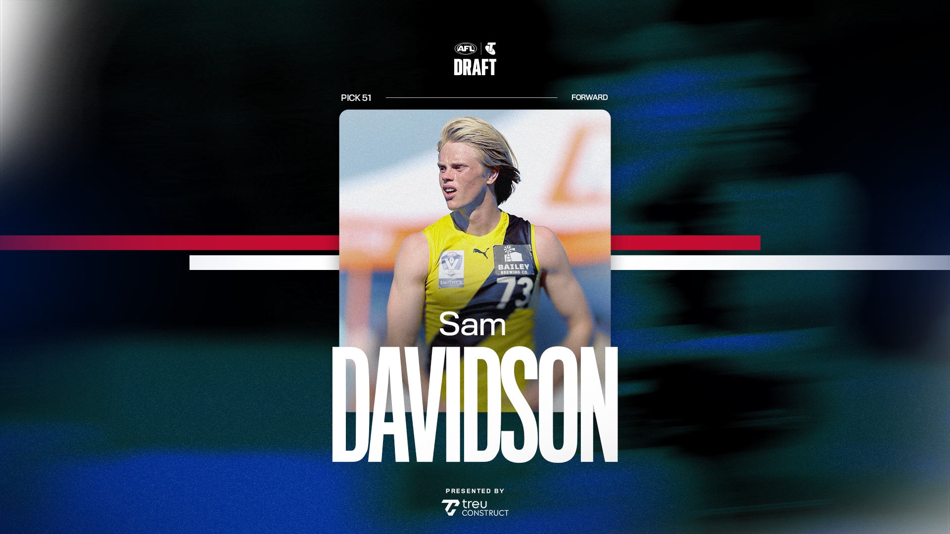 2024 Telstra AFL Draft: Pick 51 – Sam Davidson