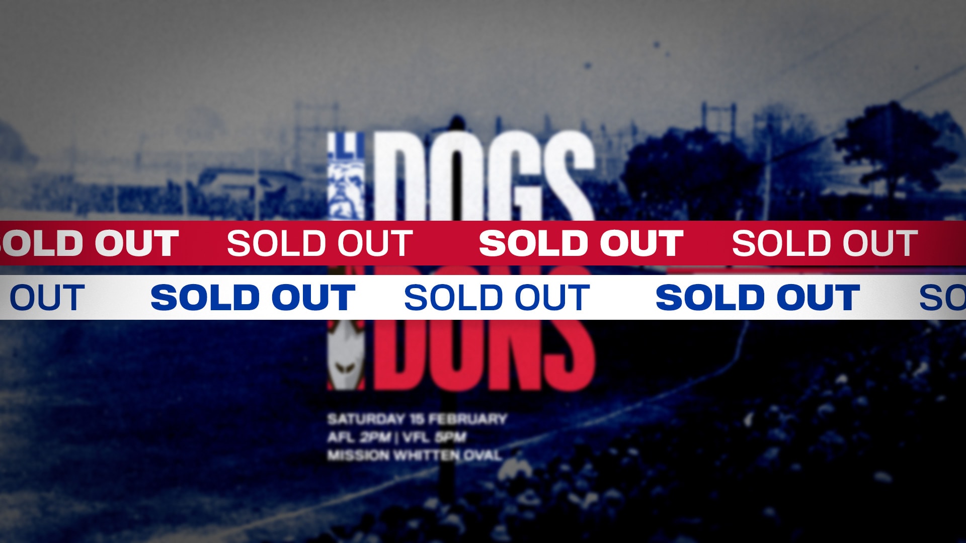 Full house: Dogs v Dons sold out