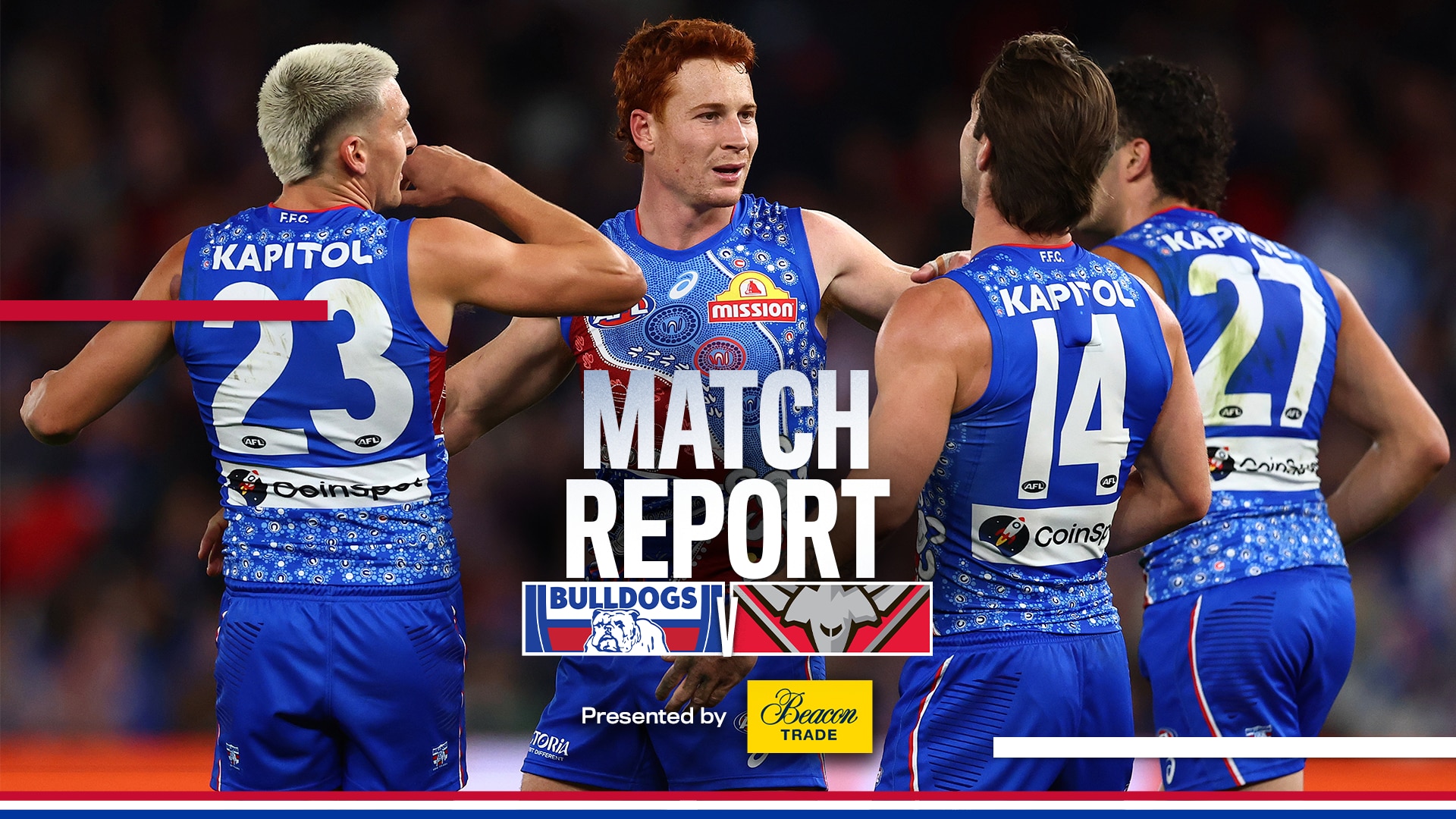 AFL Match report: Dogs dominate Dons at Marvel Stadium