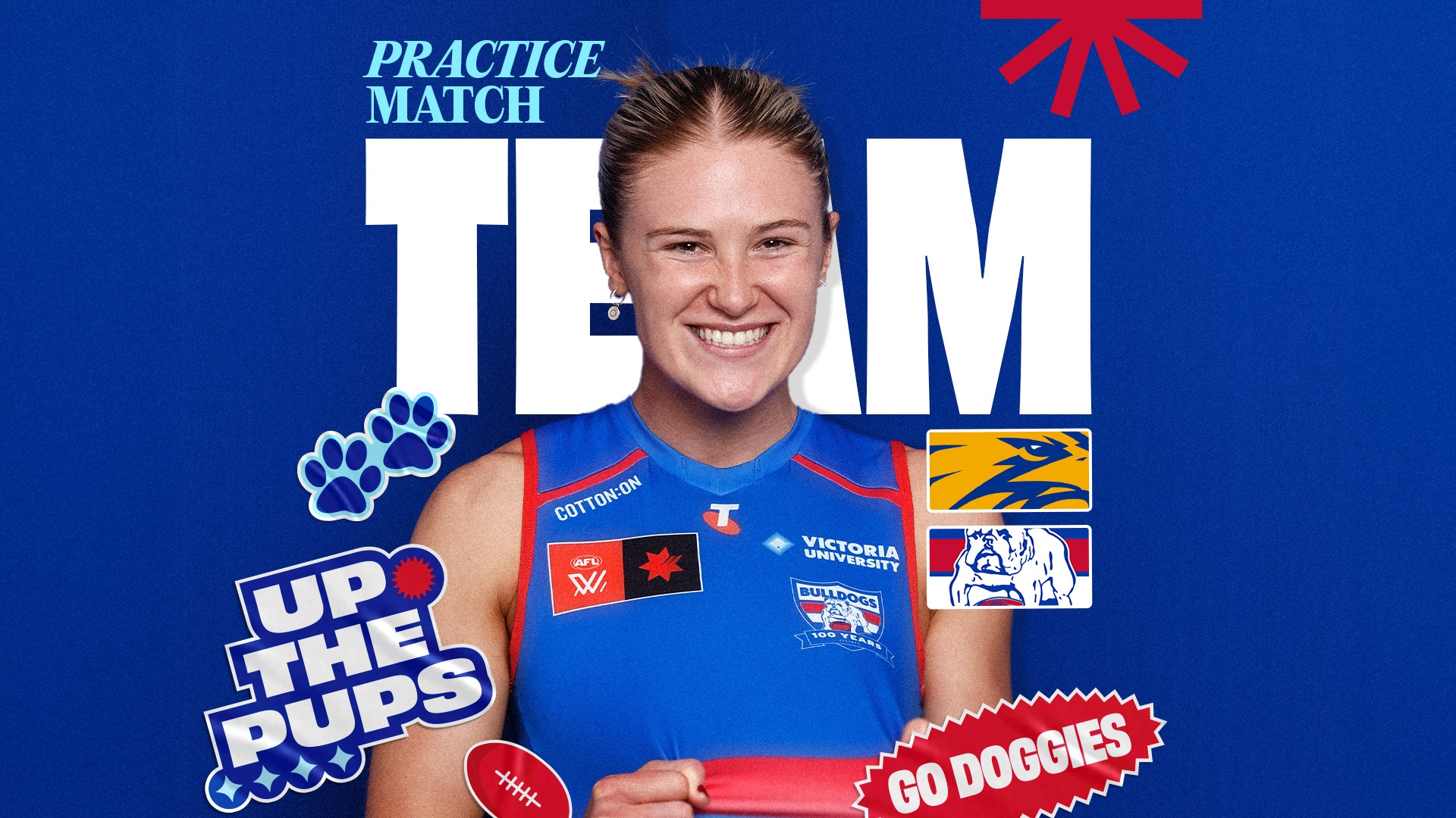 AFLW Team: Practice match v West Coast