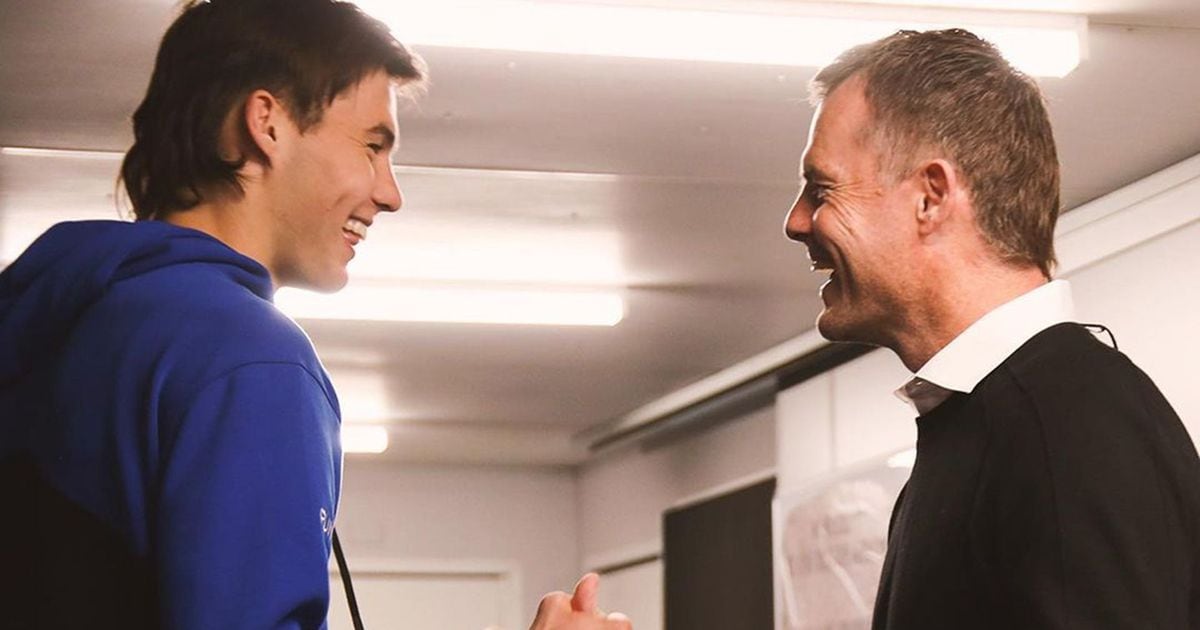 How Luke Darcy is handling Sam's AFL journey