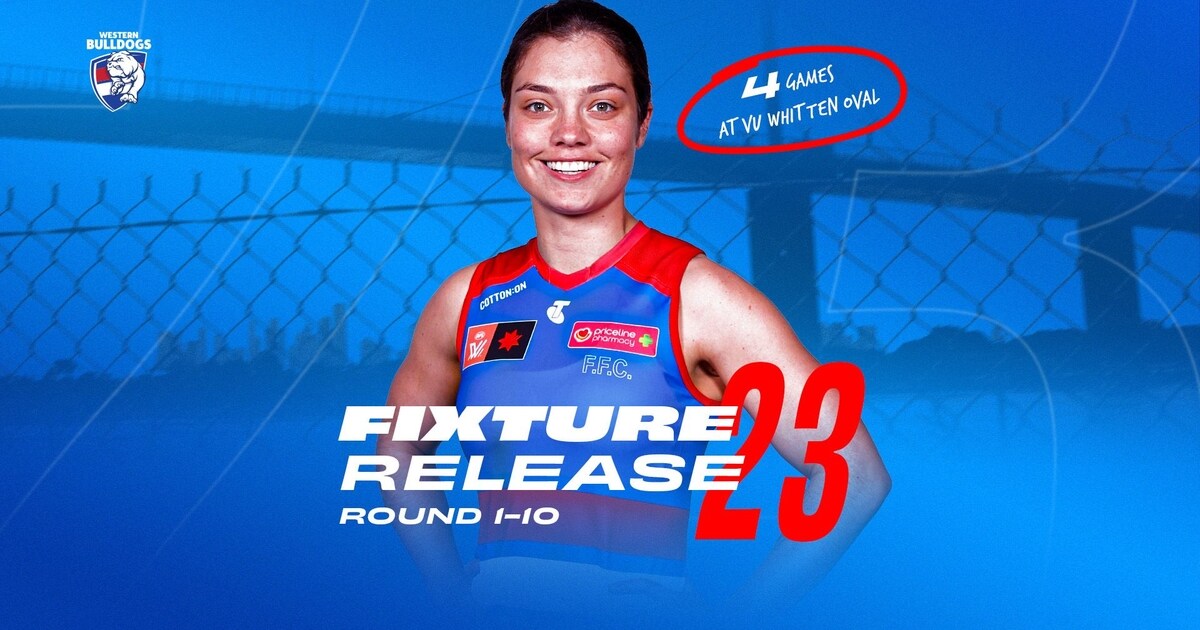 2023 AFLW fixture finalised: Dogs return to VUWO