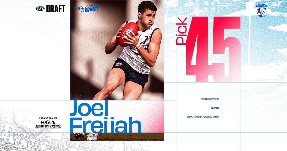 2023 AFL Draft: Pick 45 - Joel Freijah