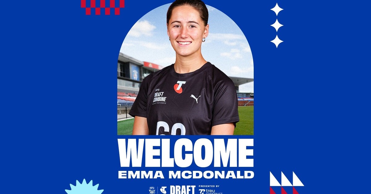 2024 Telstra AFLW Draft: Pick 8 - Emma McDonald